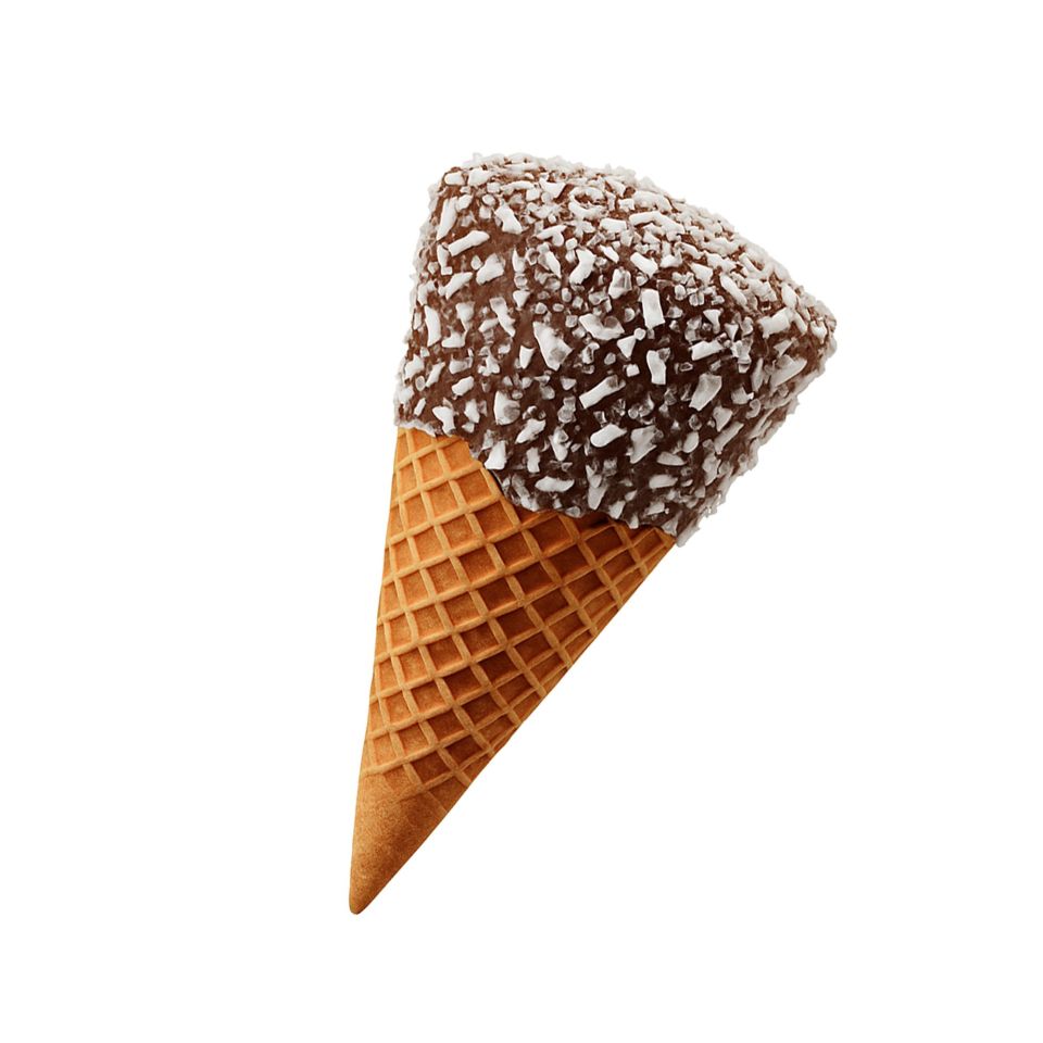 20mg Coconut Flakes + Milk Chocolate Waffle Cones - Delta 9